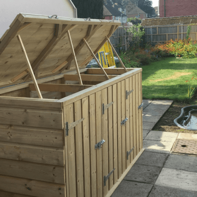 MCD Garden Sheds - Log Storage for Firewood and Fuel